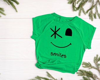 Smiley Wink Svg - Etsy