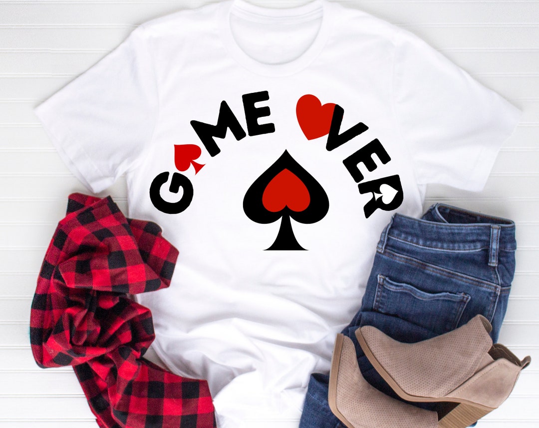 Game Over Svg paly Card Svg - Etsy