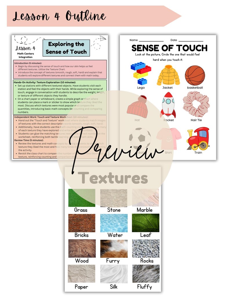 Kindergarten Science Unit 1: the Five Senses (lesson Plan/activities ...