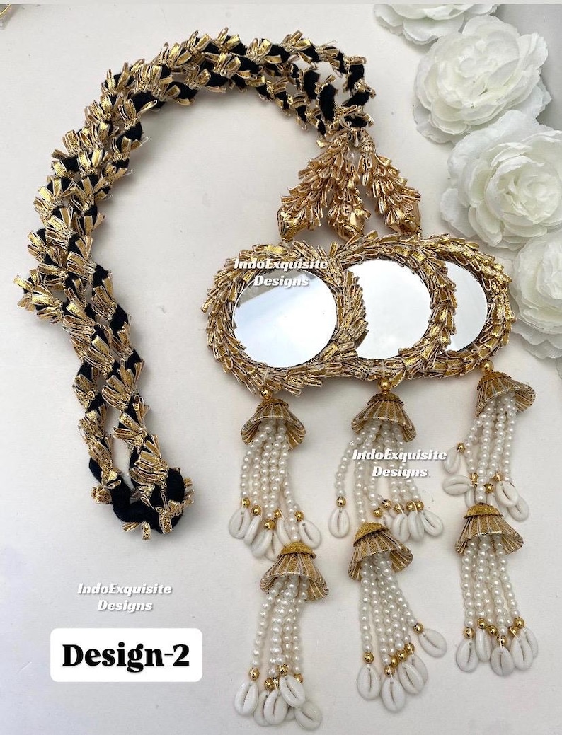 Indian/punjabi Viral Gotta Patti, Mirror, Pearls and Shells Paranda ...