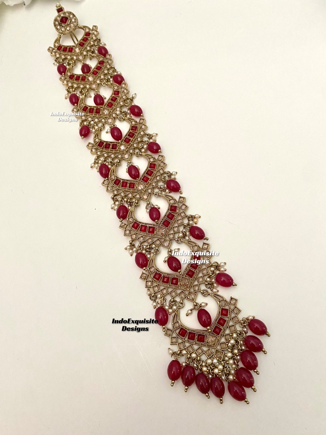 Polki Choti/braid Choti/indian Bridal Choti/polki Hair Accessories ...