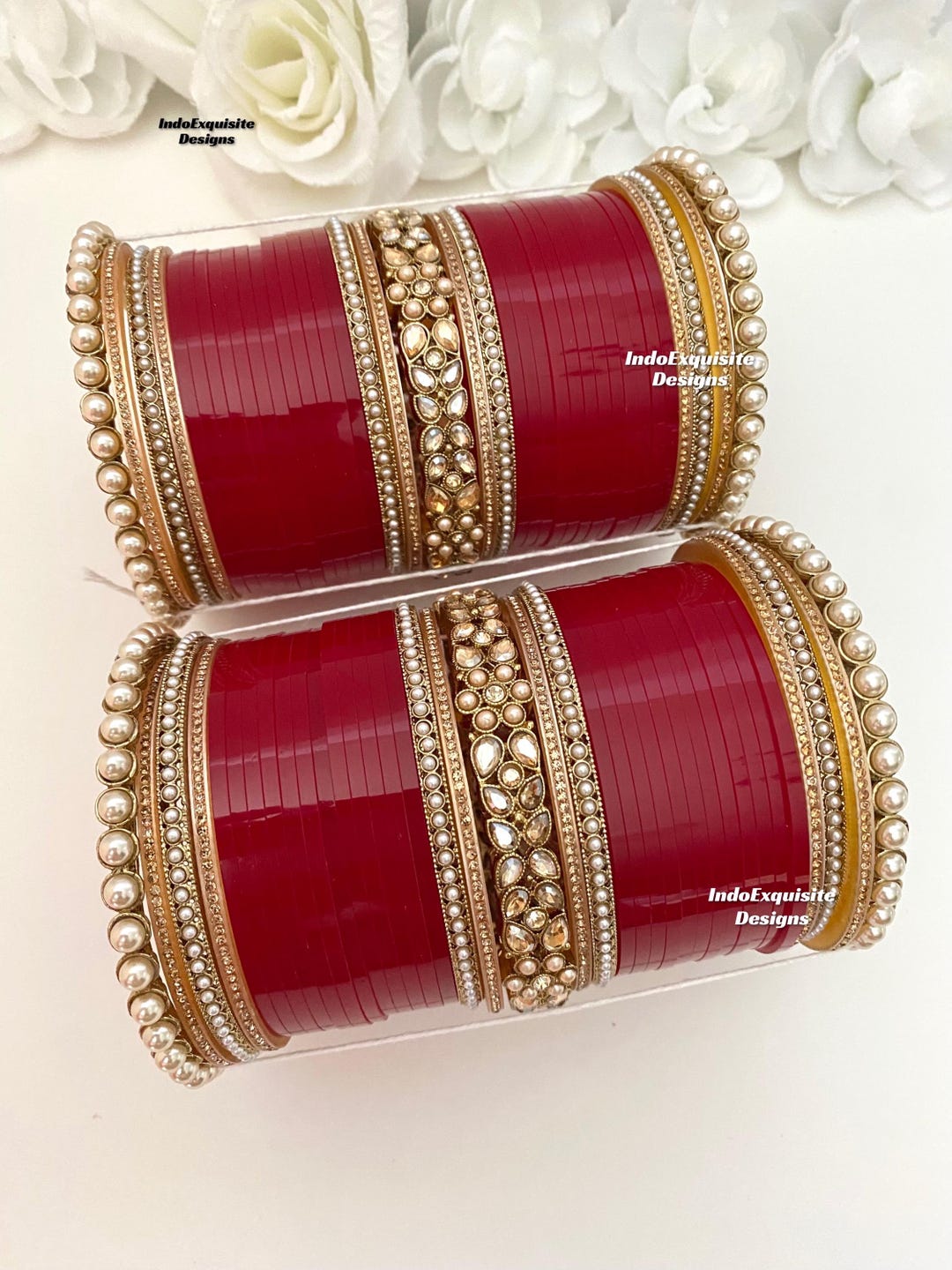 Indian Bridal Antique Polki Choora/ Wedding Chooda/traditional Bridal ...