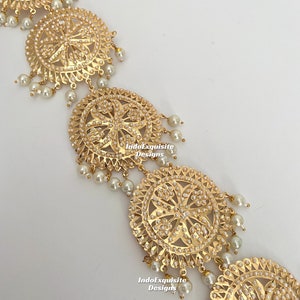 Jadau Choti/braid Jewelry/indian Bridal Choti/hair Accessories/indian ...