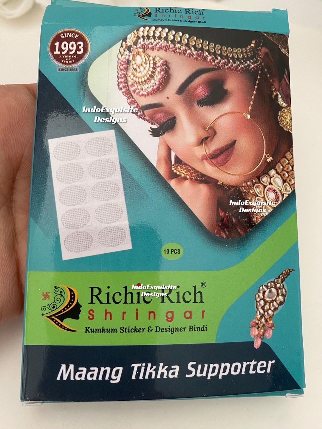 Maang Tikka Supporter/ Tikka Sticker/tikka Tape/ Double Sided Tape to ...