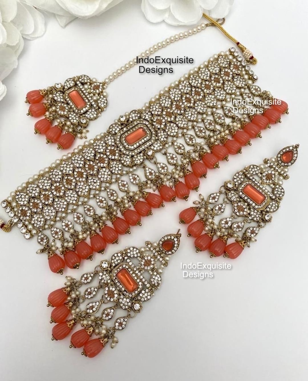 Pakistani Choker Set/ Pakistani Bridal Jewelry /indian Jewelry/ High ...