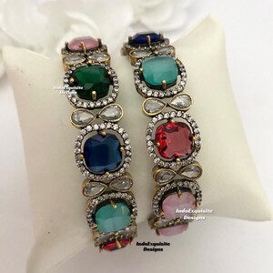 Tyani Kundan Inspired Premium Quality Victorian and American Diamond ...