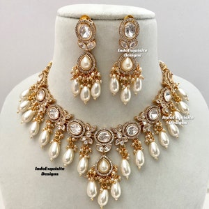 Premium Quality Tyani Inspired Uncut Real Kundan Necklace Set/ Real ...