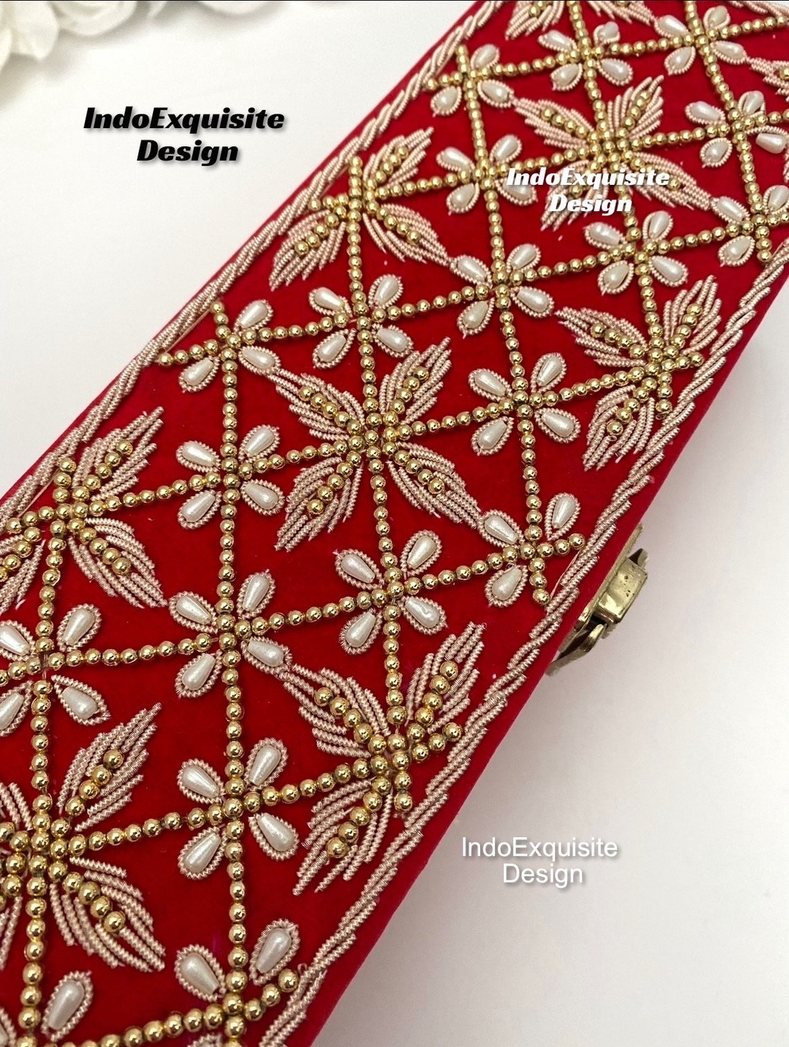 Indian Bridal Velvet Choora Box/ Red Wedding Chooda Box/bridal - Etsy