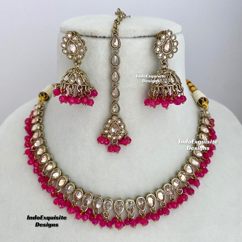 Magenta Necklace - Etsy
