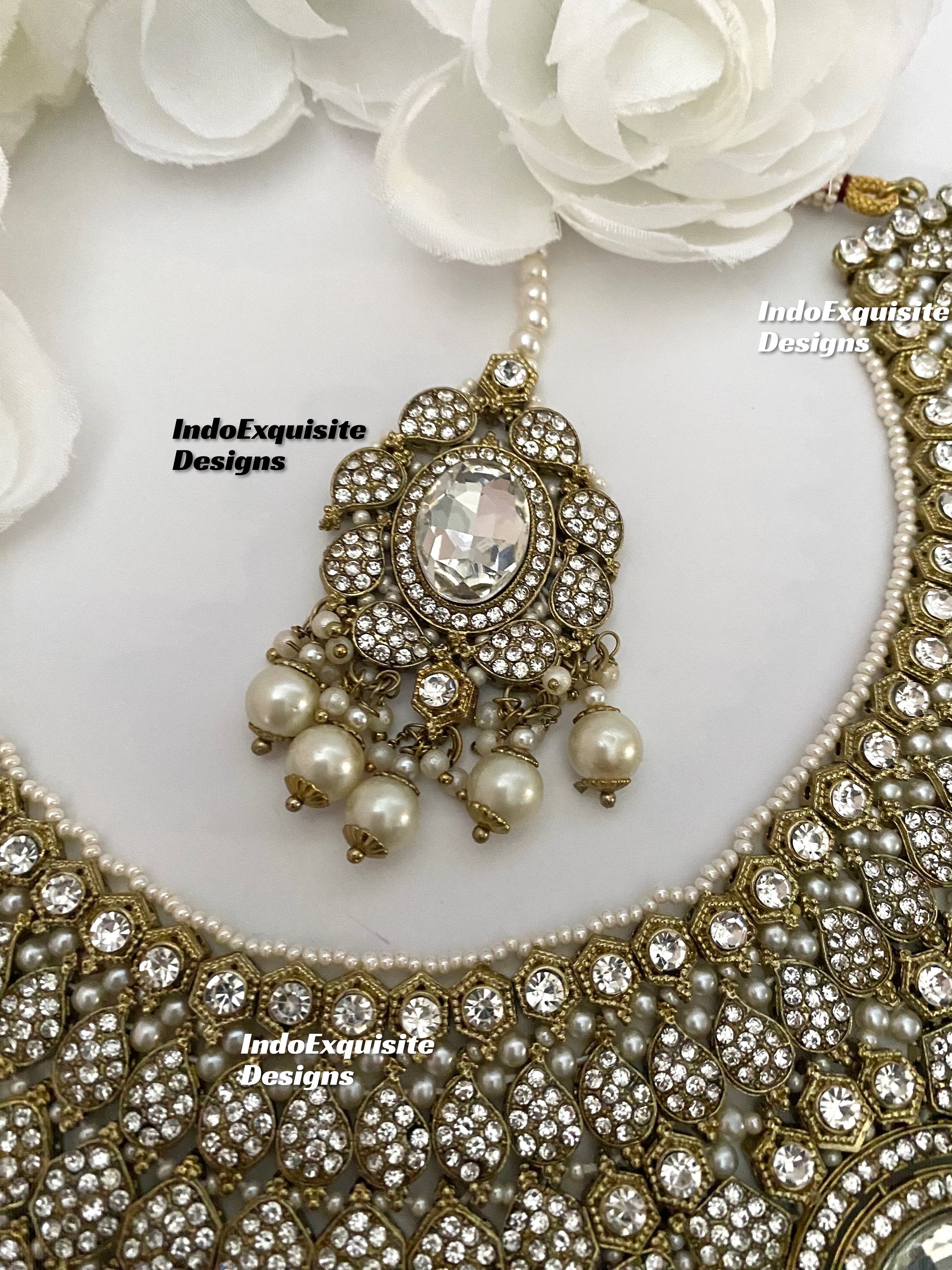 Premium Quality Pakistani Bridal Set/pakistani Bridal Jewelry/zircon ...