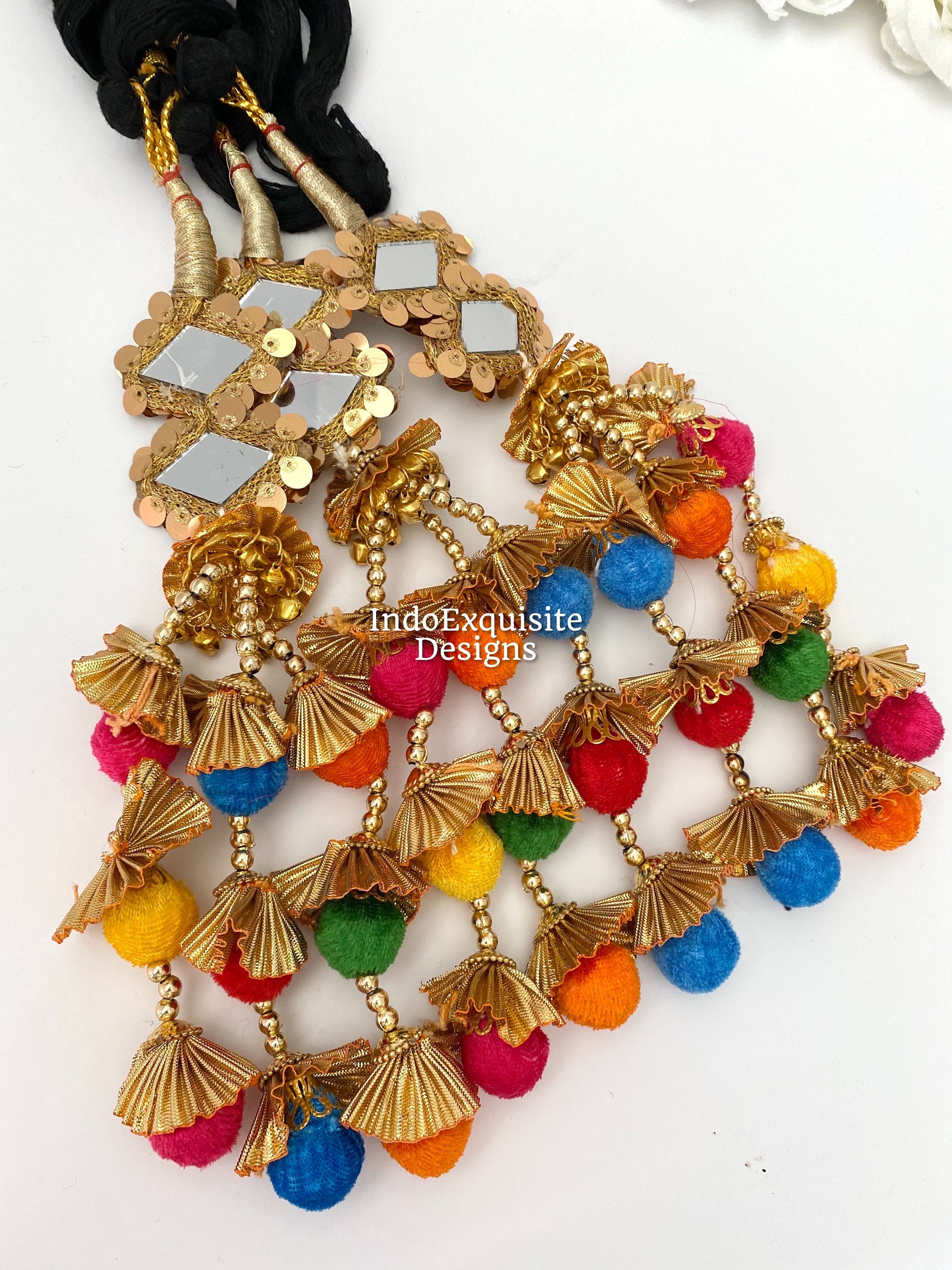 Indian/punjabi Mirror Ghungroo Paranda/jaago Parandi - Etsy