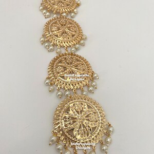 Jadau Choti/braid Jewelry/indian Bridal Choti/hair Accessories/indian ...