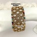 Bollywood Style Kundan Wide Kade/ Bracelet (single Pc)/multi Color Kade ...