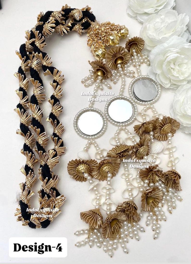 Indian/punjabi Viral Gotta Patti, Mirror, Pearls and Shells Paranda ...