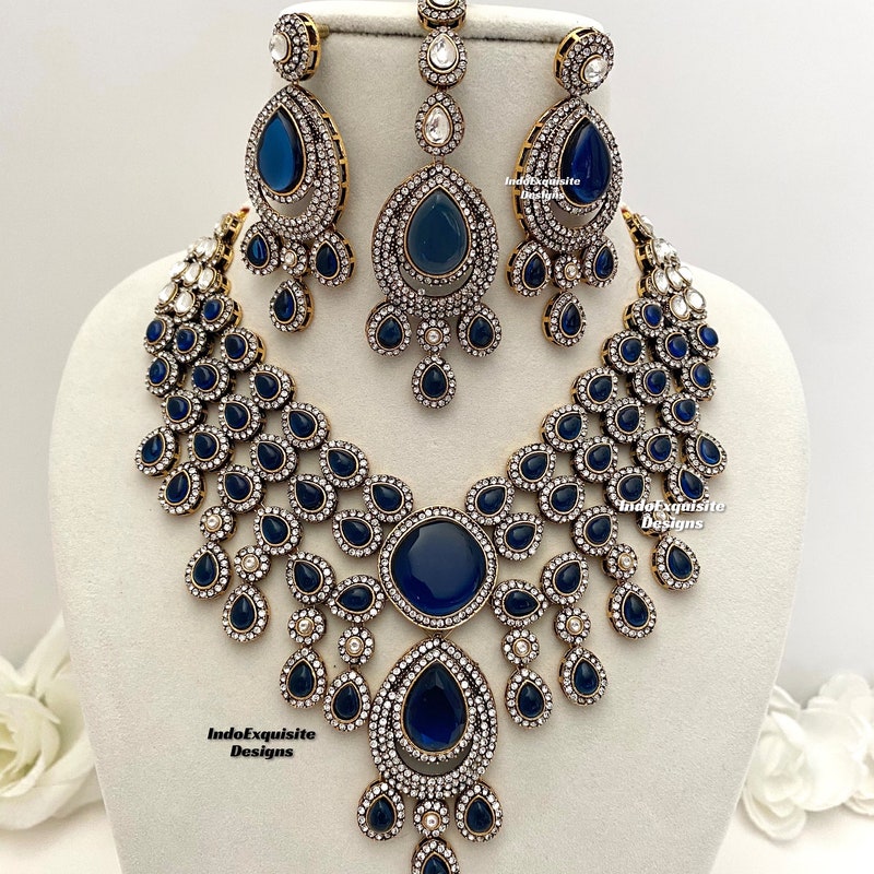 Navy Blue Jewelry - Etsy