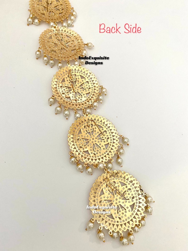 Jadau Choti/braid Jewelry/indian Bridal Choti/hair Accessories/indian ...