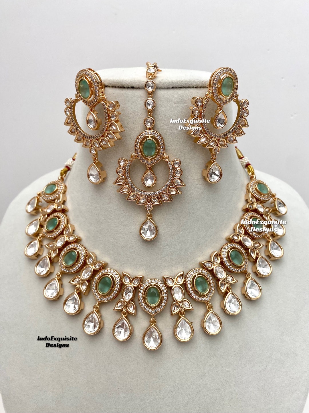 Premium Quality Tyani Inspired Uncut Kundan Necklace Set/real Uncut ...