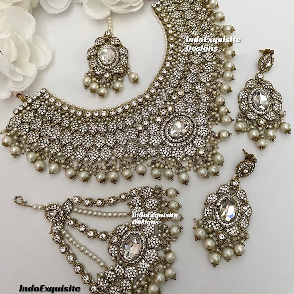 Pakistani Bridal Jewelry Set - Etsy