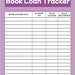 Printable Book Loan Tracker. Record Books Borrowed or Loaned and Dates ...