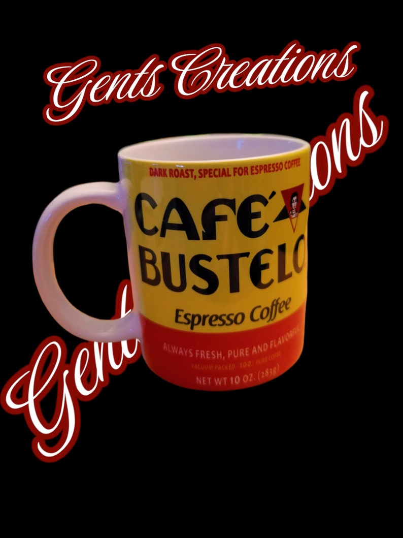 Set of 20oz Tumbler and 12oz Ceramic Mug Cafe Bustelo - Etsy