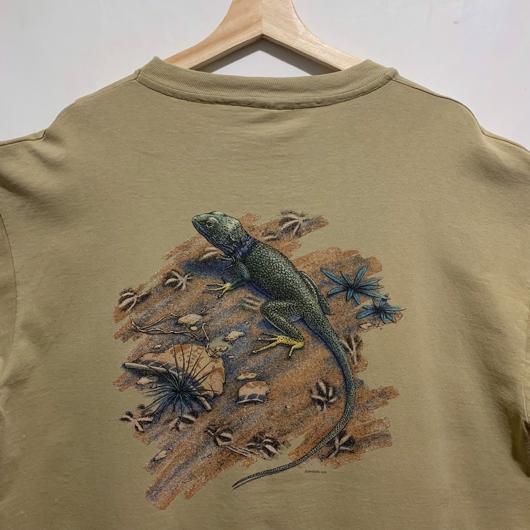 Vintage 90s Arizona Lizard T Shirt Size XL 1990s Single Stitch Made in ...