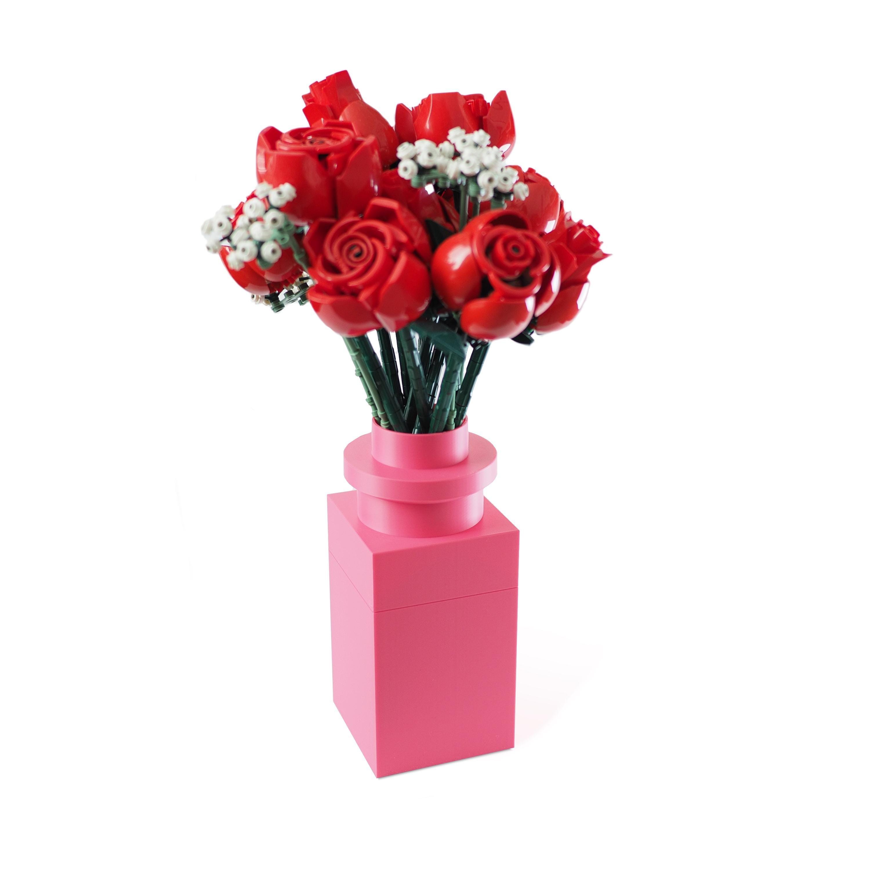 LEGO Brick Inspired Vase for Botanical Flower Bouquets - Brick, Brick ...