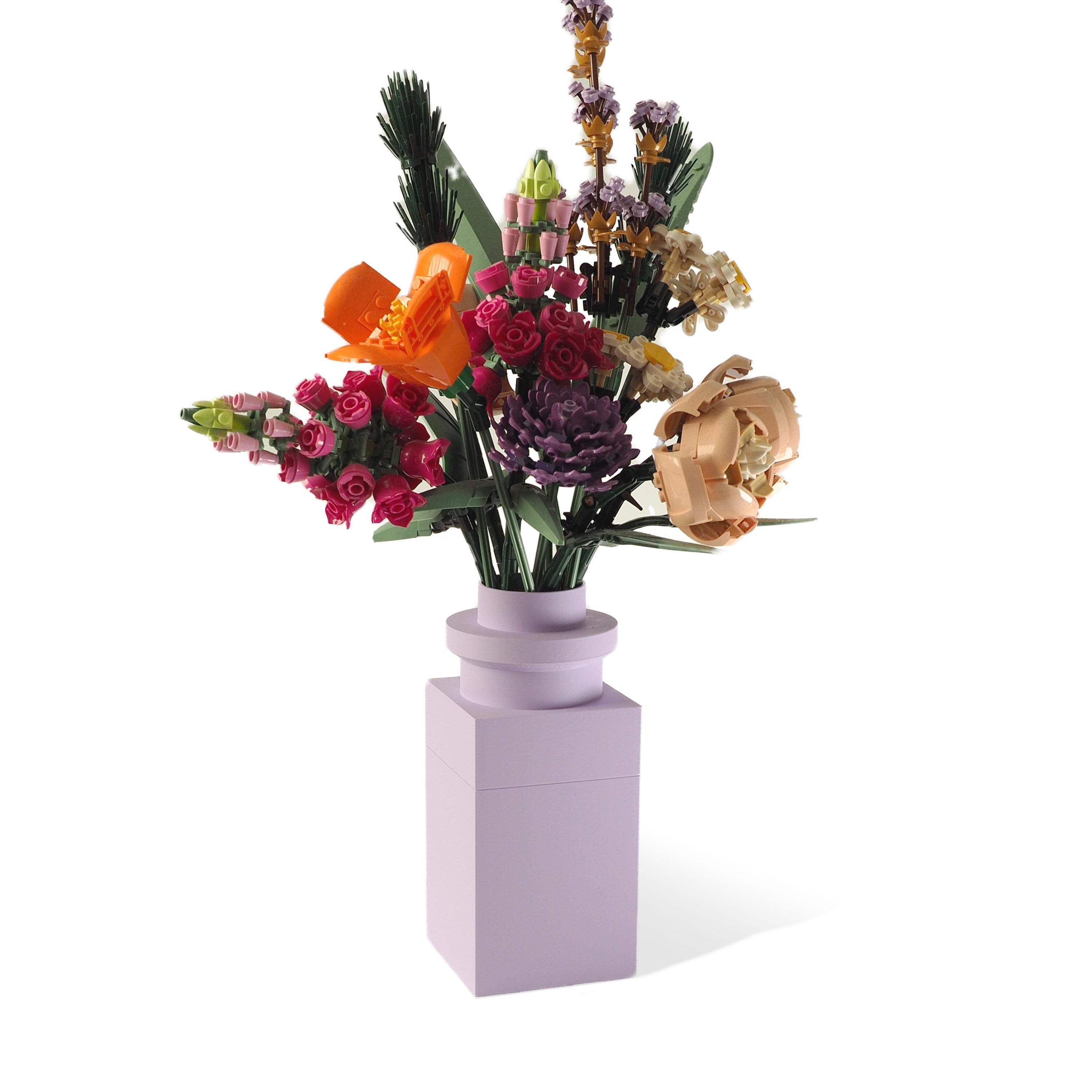 LEGO Brick Inspired Vase for Botanical Flower Bouquets - Brick, Brick ...