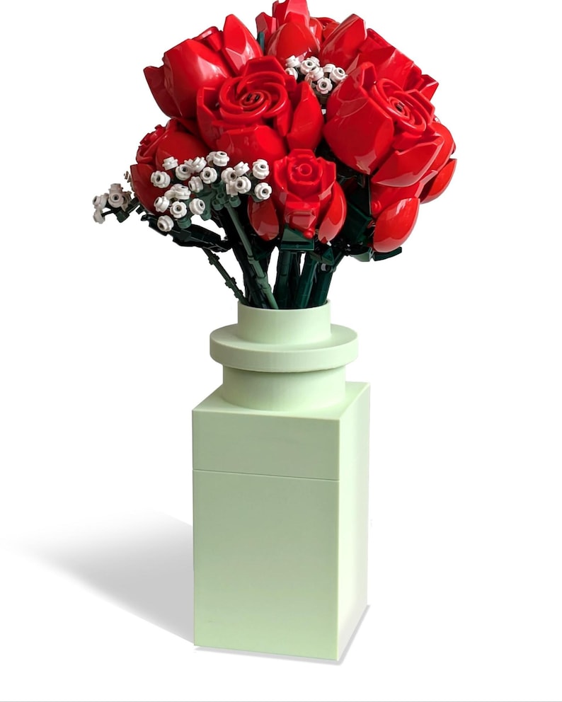 LEGO Brick Inspired Vase for Botanical Flower Bouquets - Brick, Brick ...