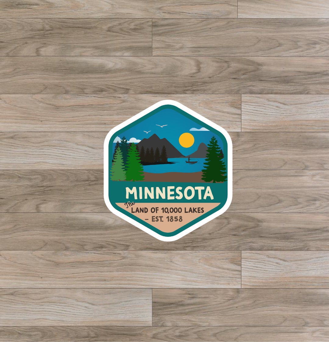 Minnesota (MN) State Sticker or Magnet - Etsy