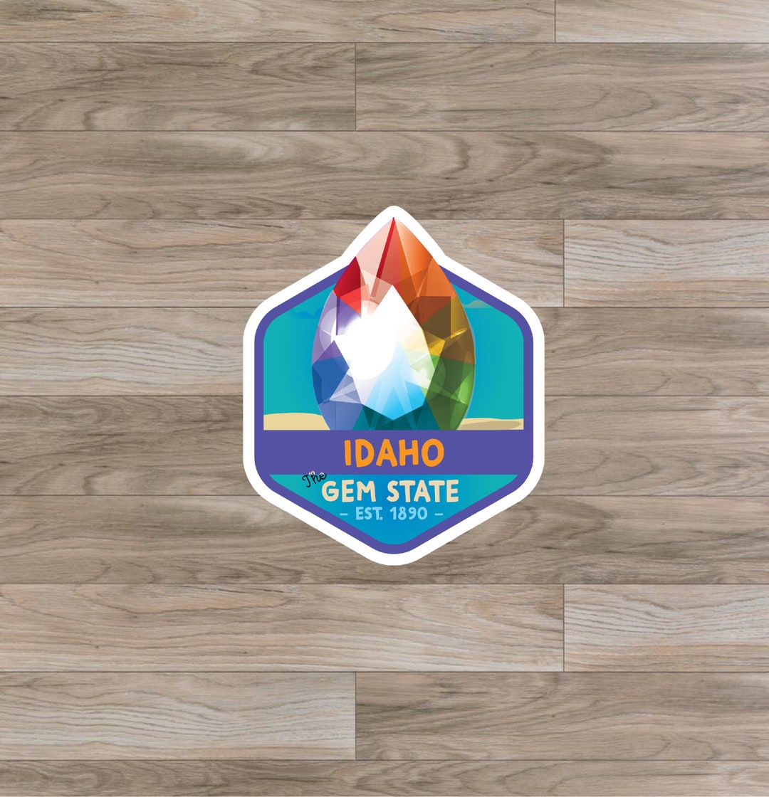 Idaho ID State Sticker or Magnet - Etsy