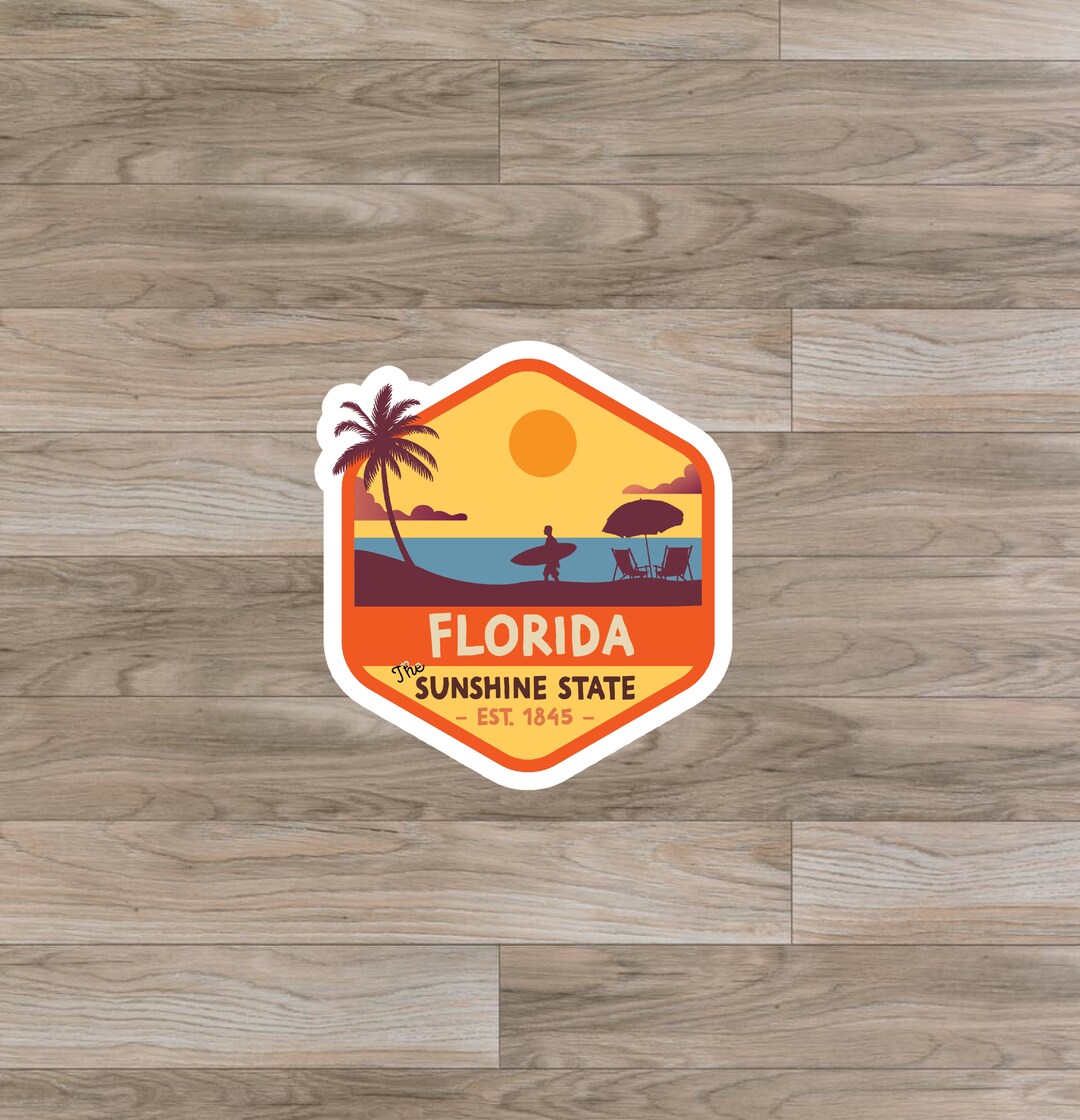 Florida (FL) State Sticker or Magnet - Etsy