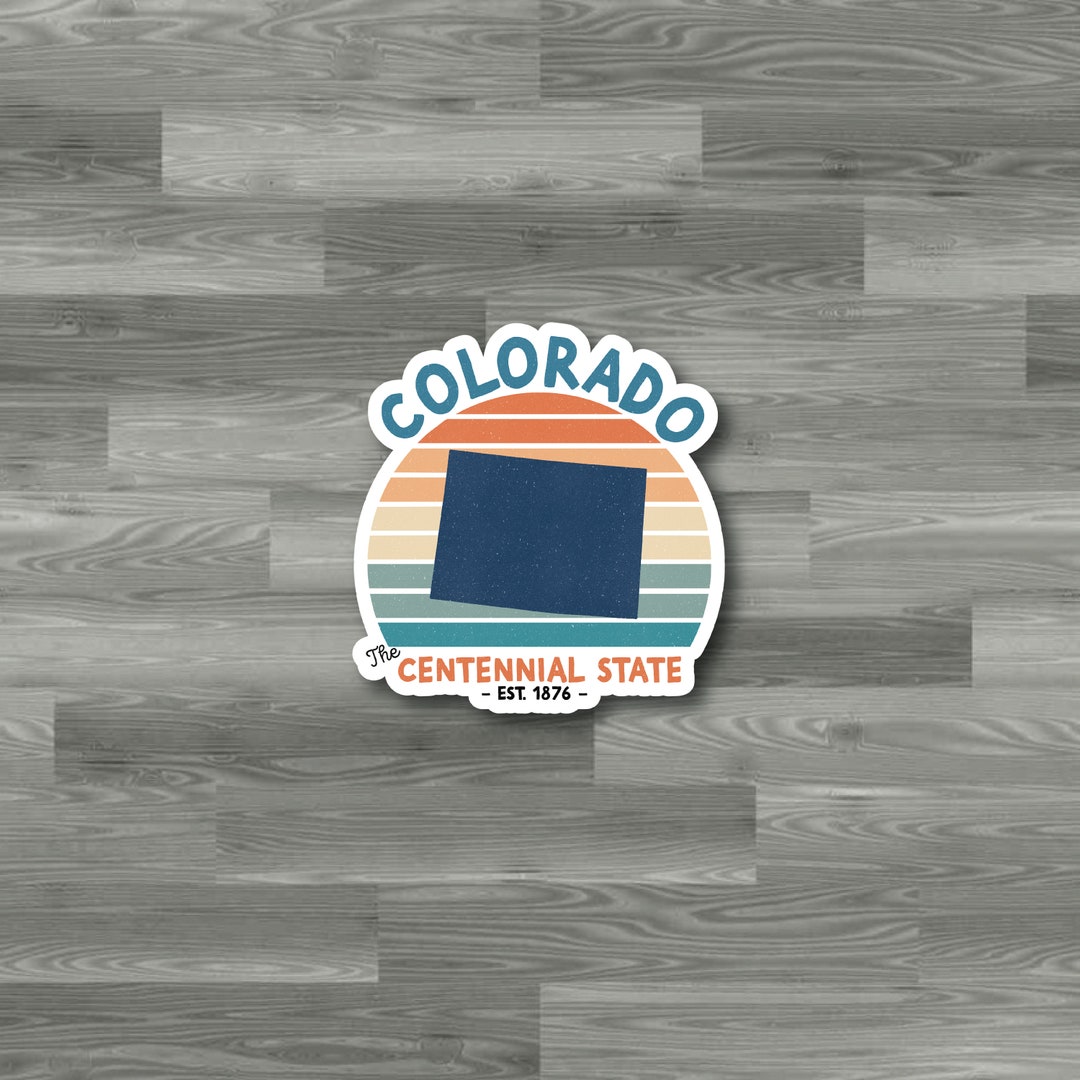 Retro Colorado (CO) Waterproof Sticker or Magnet - Etsy