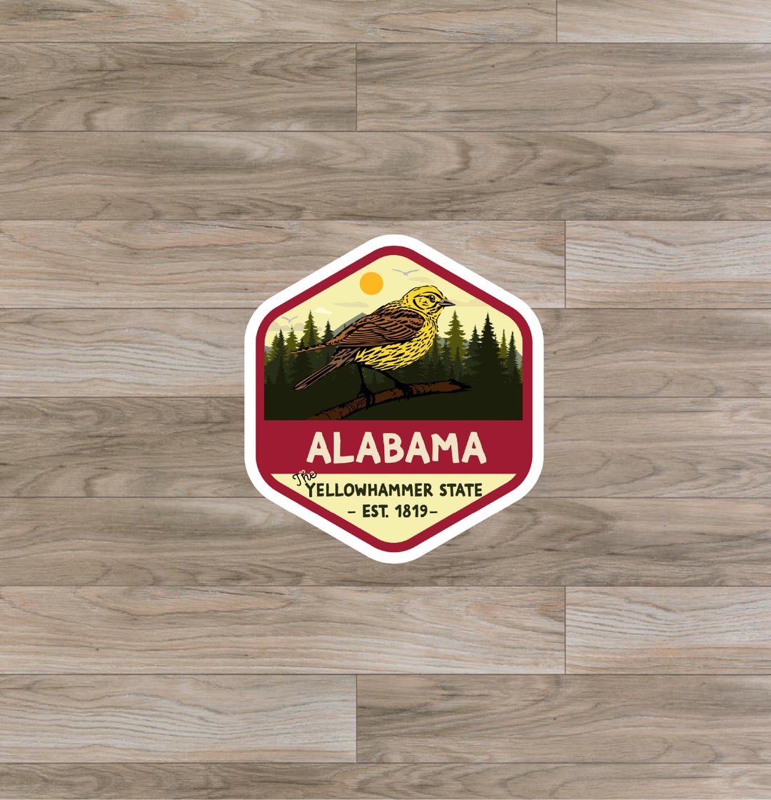 Alabama (AL) State Sticker or Magnet - Etsy