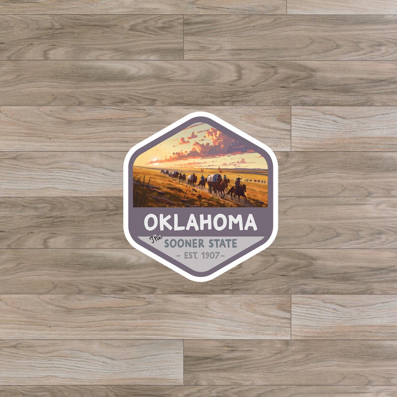 Oklahoma Stickers - Etsy