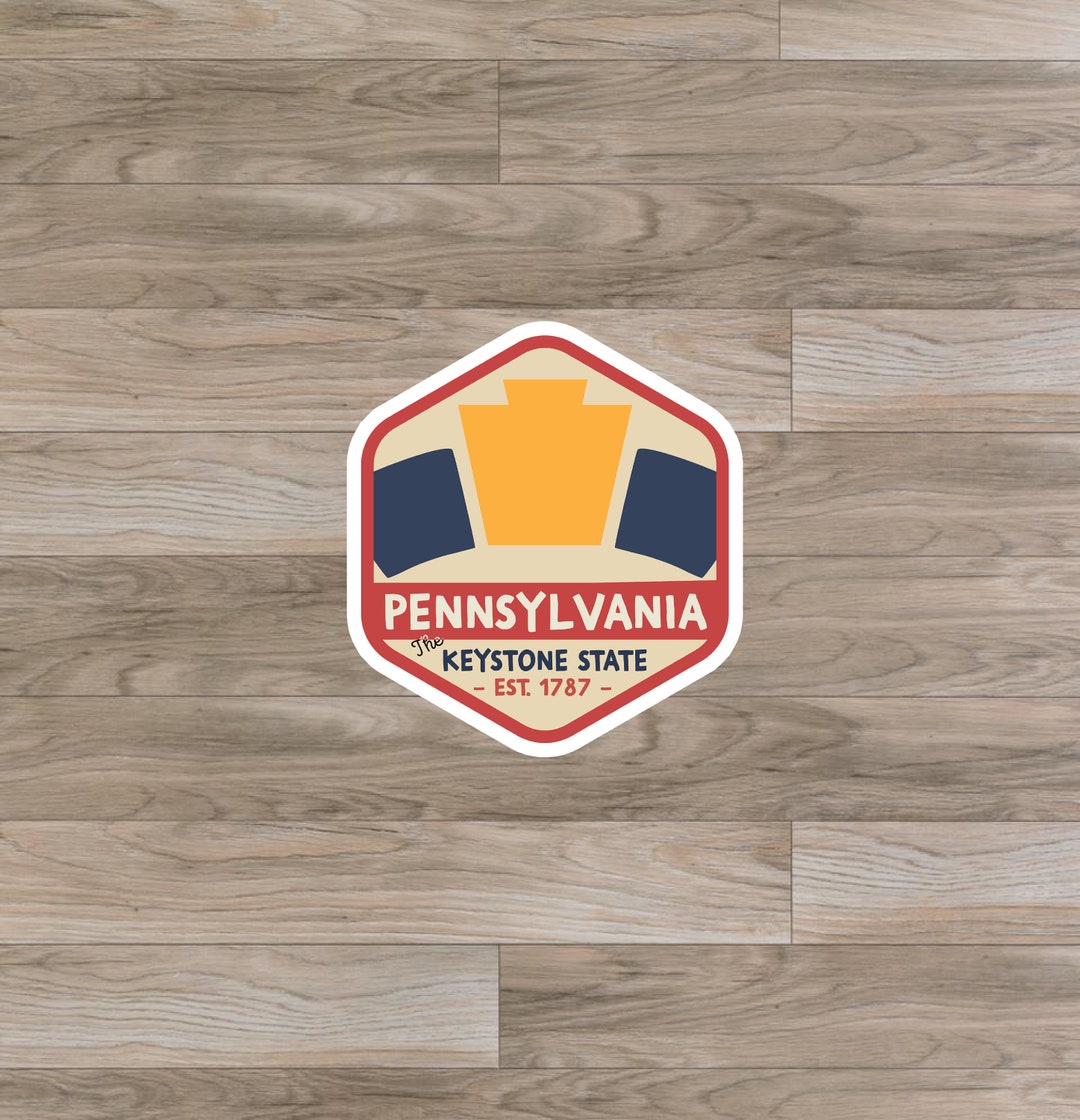 Pennsylvania (PA) State Sticker or Magnet - Etsy