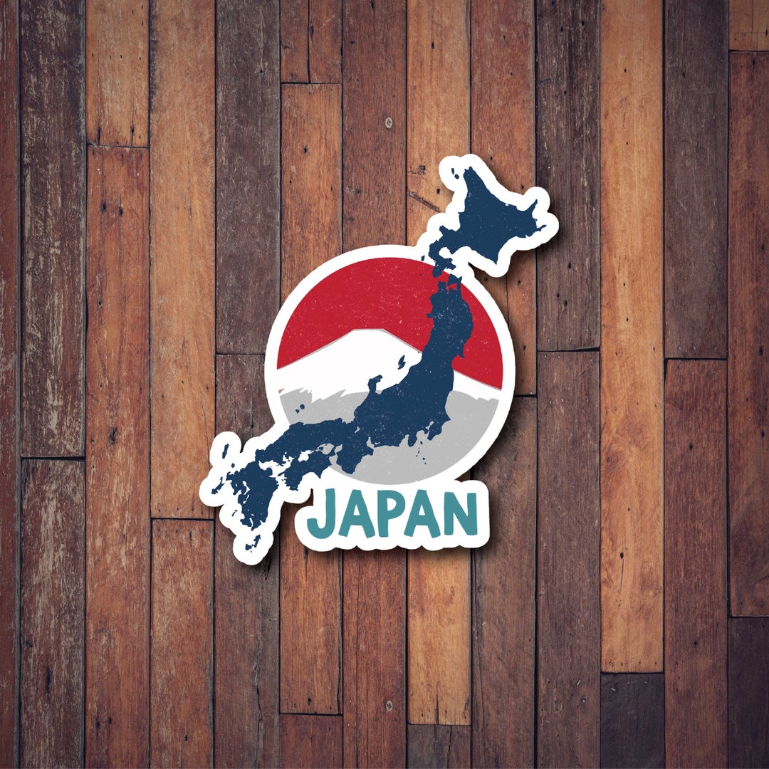 Japan - Land of the Rising Sun Sticker or Magnet - Etsy