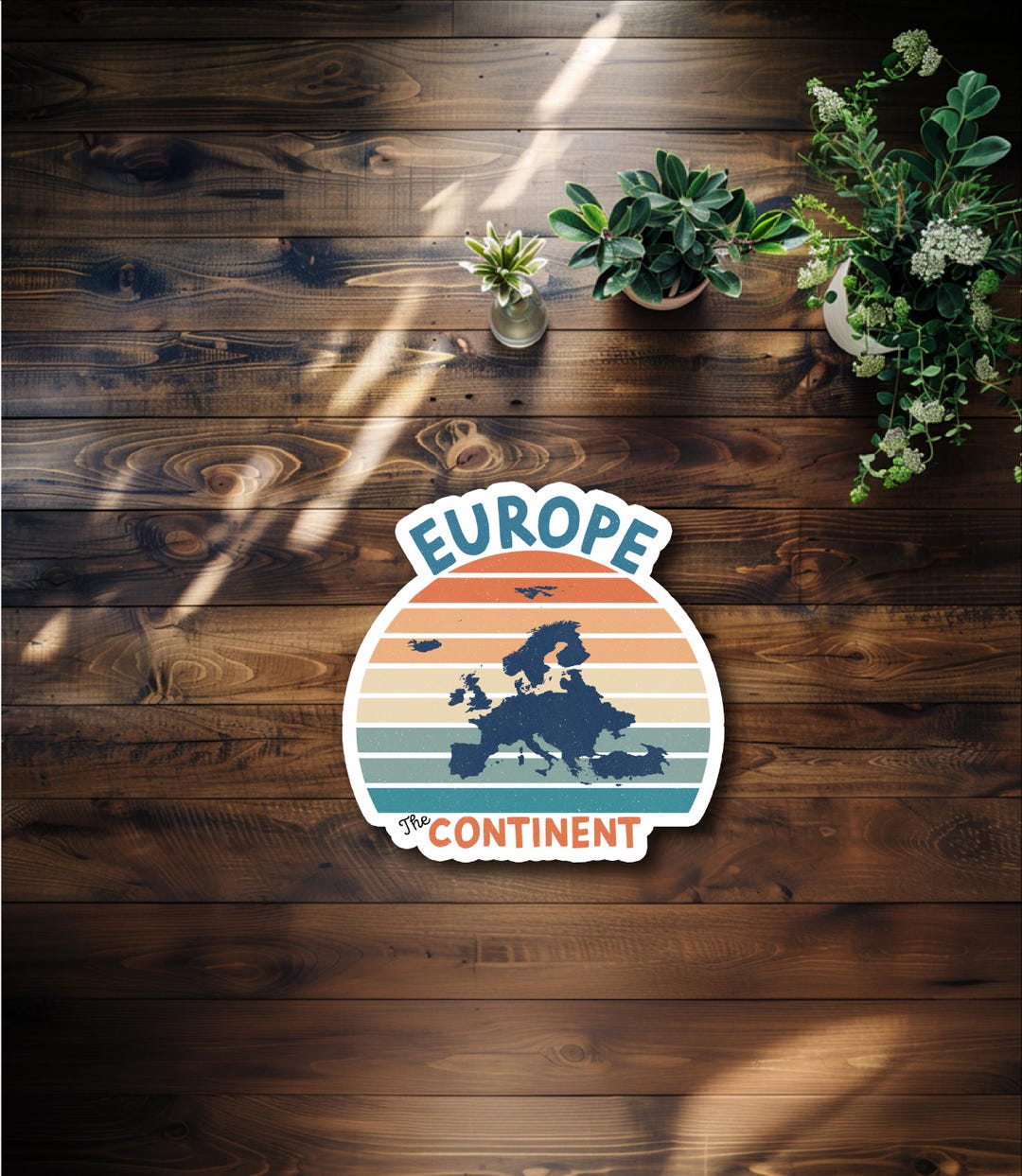 Retro Europe Waterproof Sticker or Magnet - Etsy