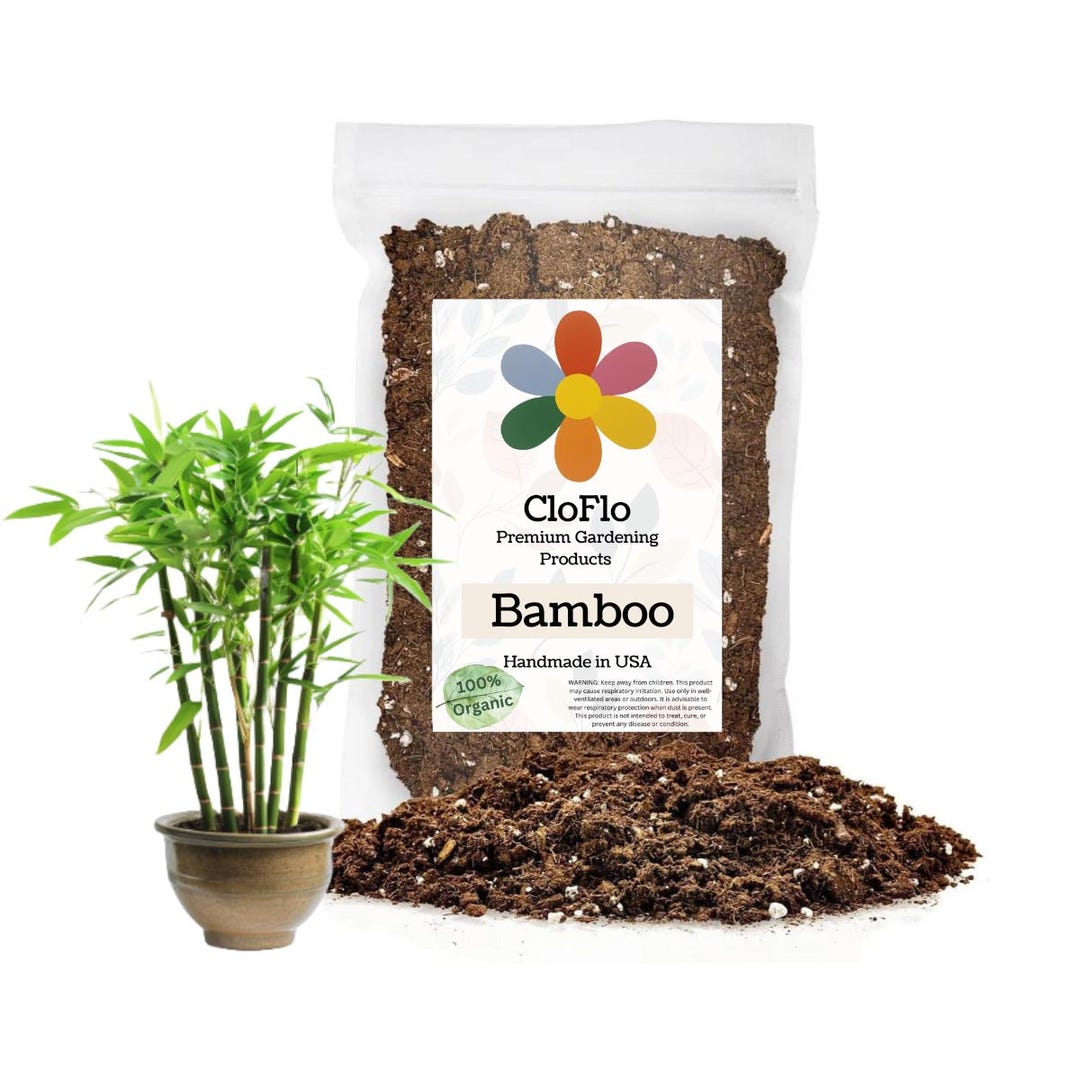 Cloflo Bamboo Soil Mix Organic, Nutrient-rich Blend for Healthy Bamboo ...