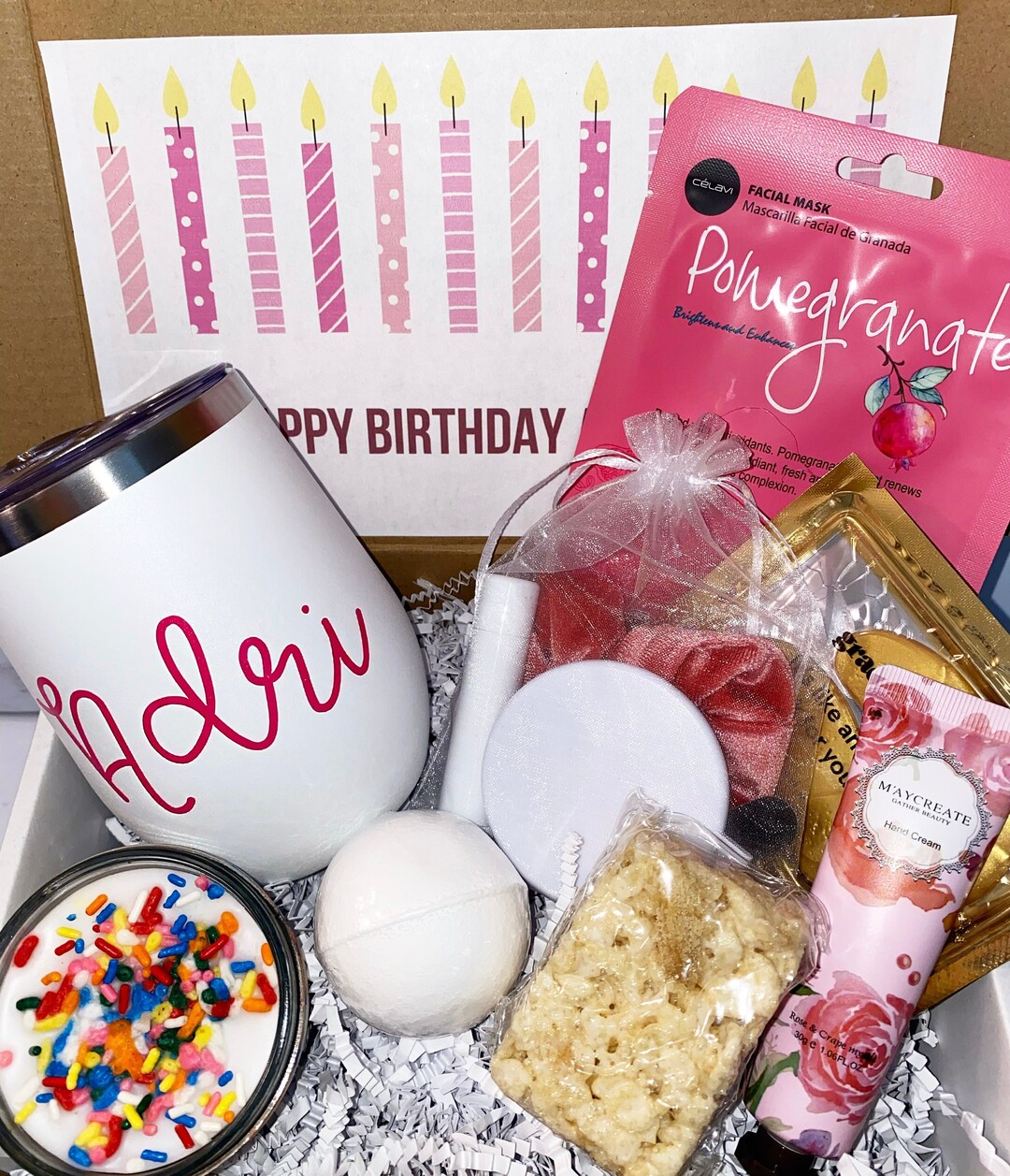 Custom Birthday Gift, Custom Birthday Box, Birthday Gifts for Her ...