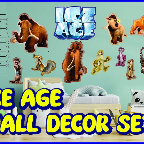 Ice Age Wall Decor - Etsy