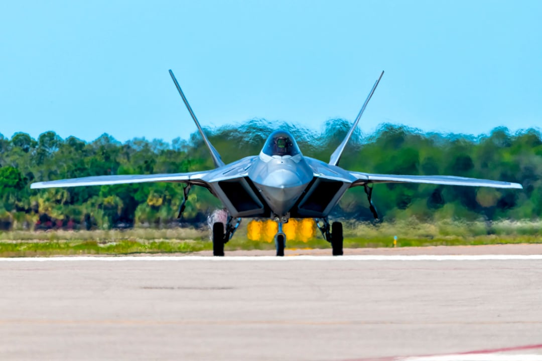 F-22 Raptor Taxiing- Military Jet Photo Print - Plane Poster Print ...