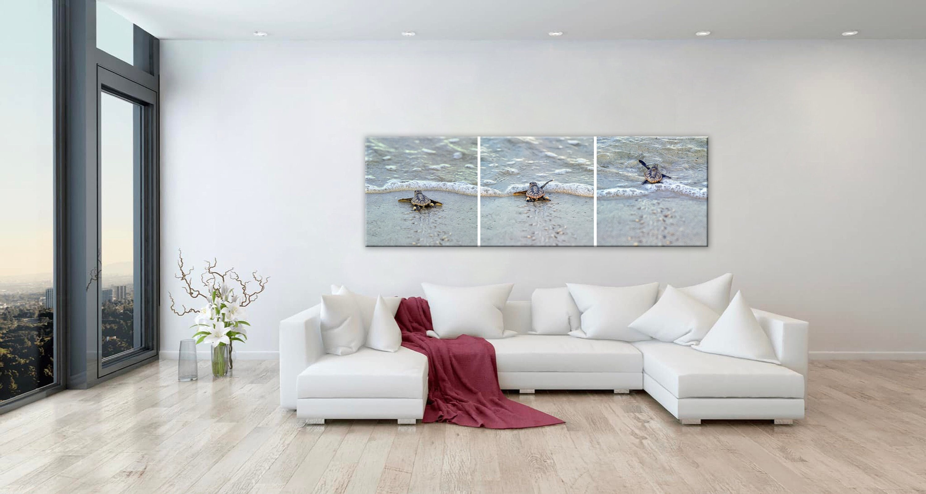 Sea Turtle Print Baby Sea Turtle Sand Beach Baby Animal - Etsy