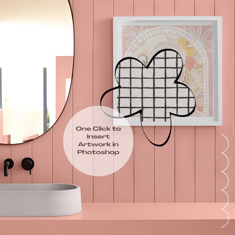 3 Fully Custom Aesthetic Bathroom Poster Mockup Bundle High - Etsy