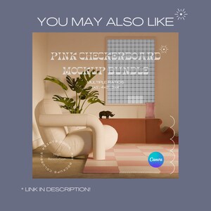 3 CANVA DIN A Pink Living Art Mockup Bundle, Vertical Frame Mock Up ...