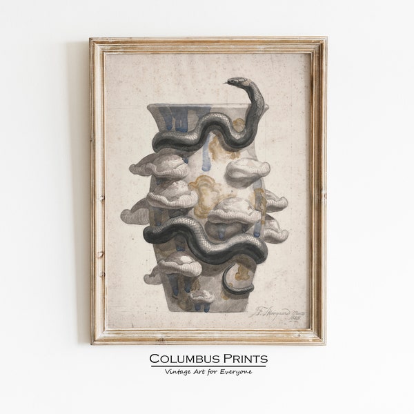 Antique Snake Vase - Etsy