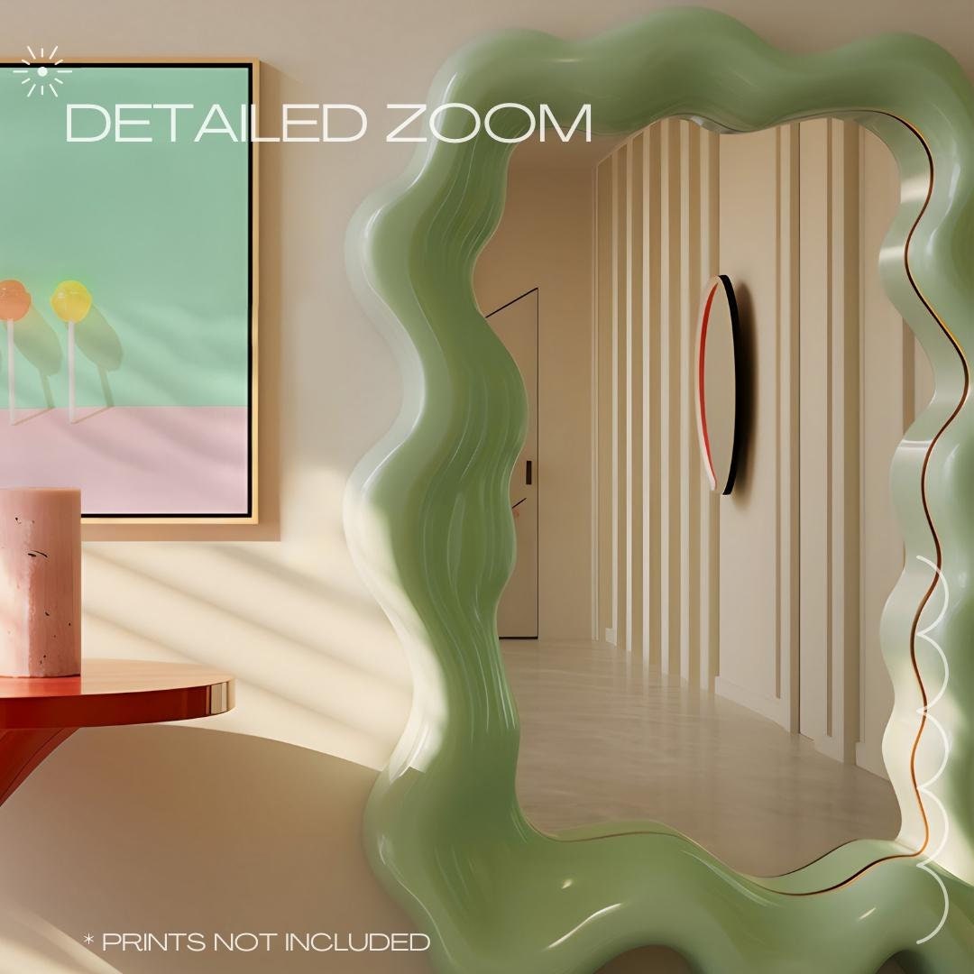 5 Unique Retro Art Mockup Bundle Digital Print Frame Blank - Etsy