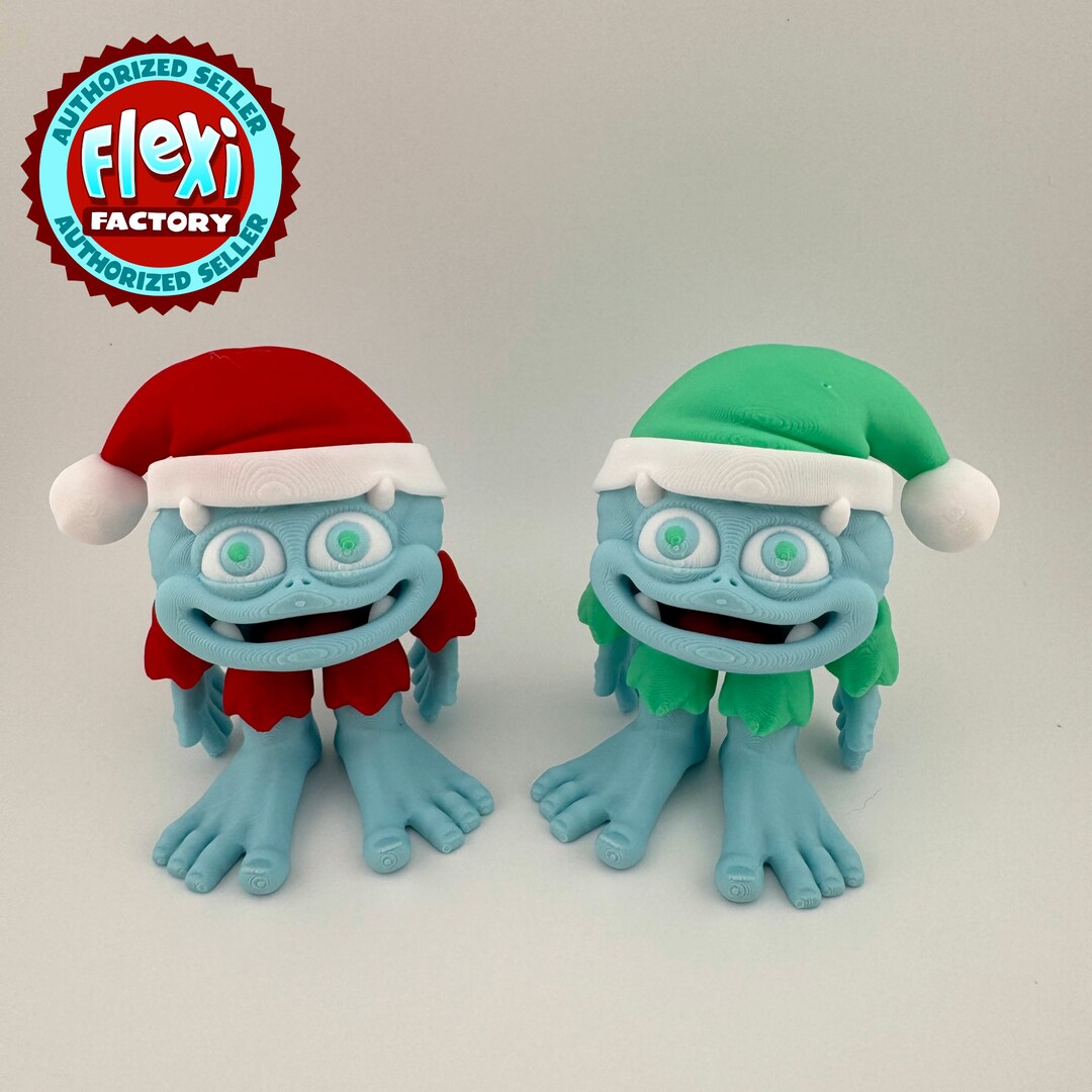 Articulating Fidget Yeti Baby Yeti Christmas Yeti - Etsy