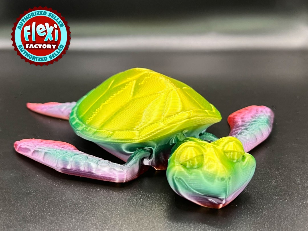 3D Printed Articulating Sea Turtle - Etsy