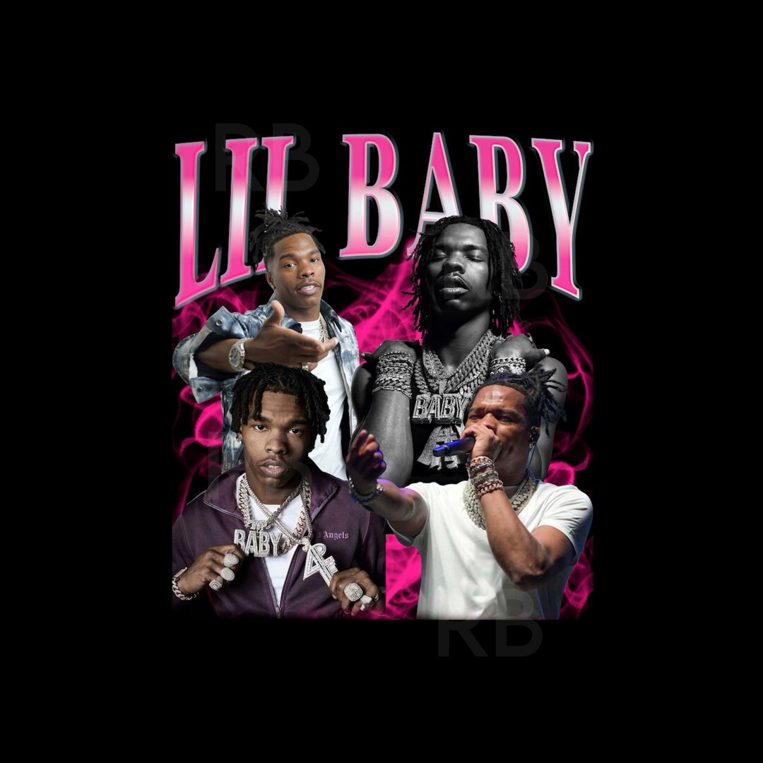 Lil Baby Png , Ready to Print, Printable Design, Hiphop Artist, 90s ...