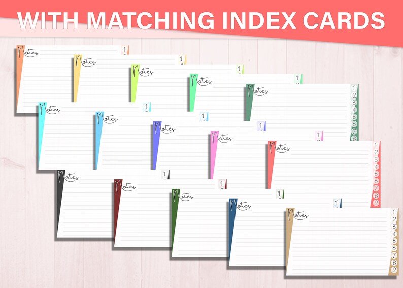 Printable Notes Page Instant Download Print at Home PDF Take Notes With ...